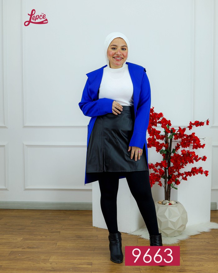 Lepce - لبسى بالطو - أزرق