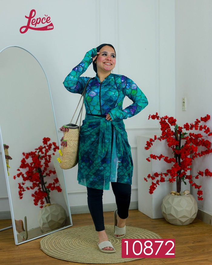 Lepce - لبسى SeeShell burkini 🧜🏻‍♀️ - مينت