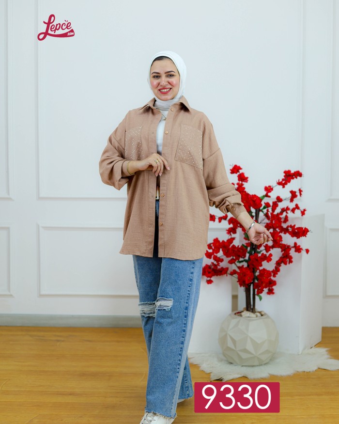 Lepce - لبسى شيميز استراس - كافية