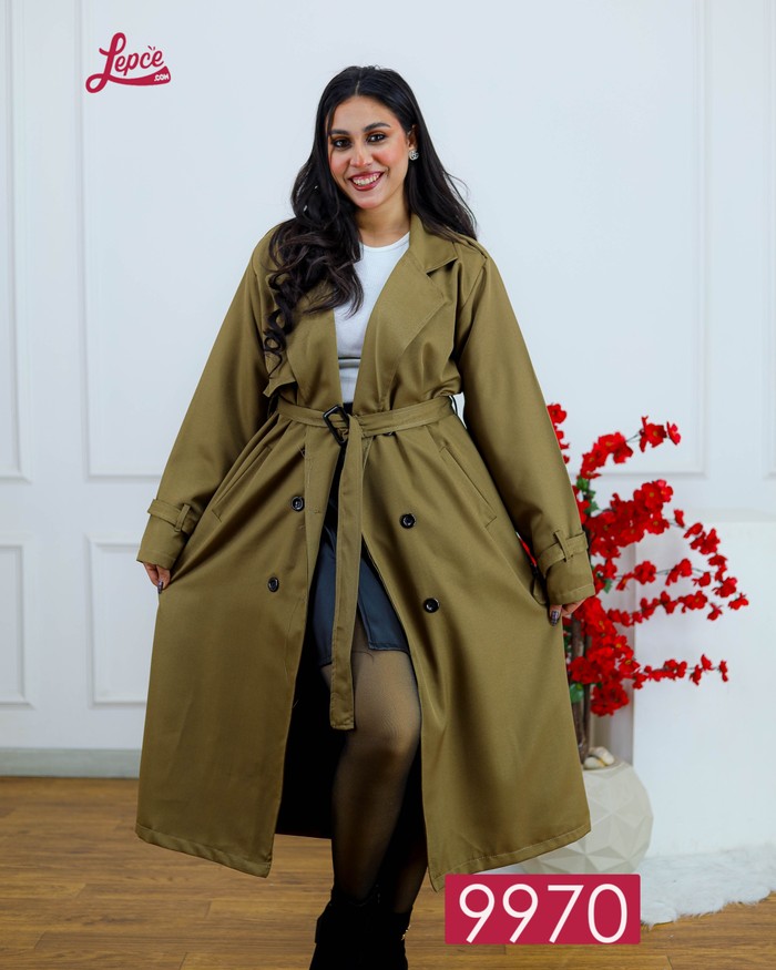 Lepce - لبسى ترانش كوت - كافية غامق