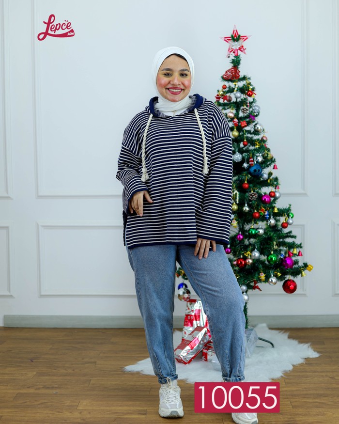 Lepce - لبسى سويت شيرت - أزرق غامق